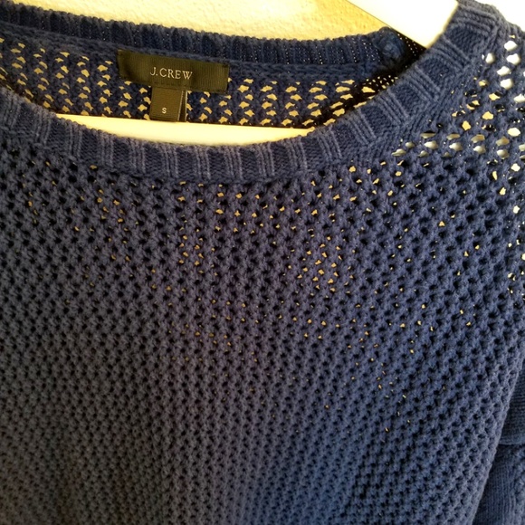 J. Crew | Sweaters | Jcrew Crochet Sweater | Poshmark
